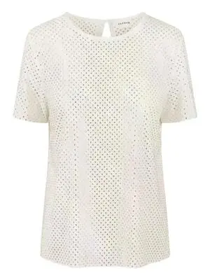 P.a.r.o.s.h Rhinestone-embellished Blouse - Neutrals