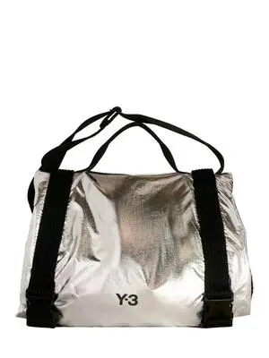 Y3 Metallic-finish Tote - Silver
