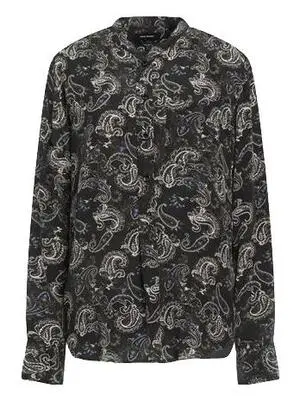 Isabel Marant Woven Paisley-print Top - Black