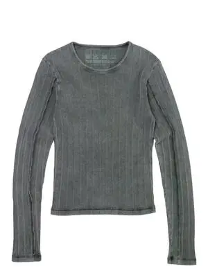 MFPEN Ribbed-knit Top - Grey
