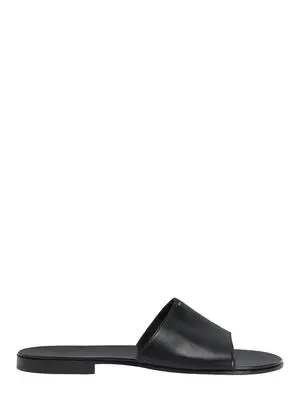 GIUSEPPE ZANOTTI Adrien Leather Sandals - Black