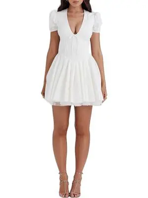 HOUSE OF CB HOUSE OF CB Imani Pleated Mini Dress