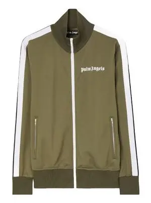 Palm Angels Classic Track Jacket - 5601 Military/white