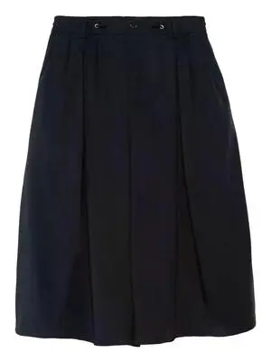 SONGZIO Pleated Wide-leg Trousers - Black