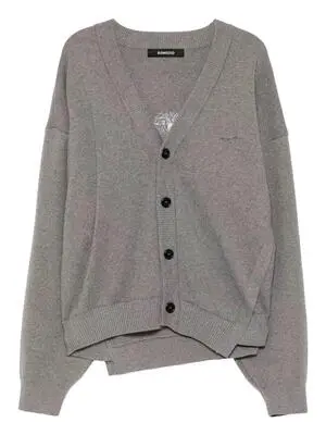 SONGZIO Poetry Embroidered Cardigan - Grey
