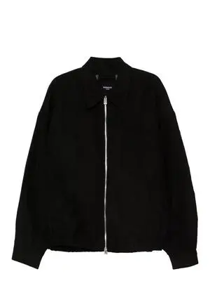 SONGZIO Point Pocket Collared Jacket - Black