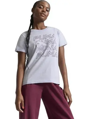 PUMA Graphics Repeat Relaxed-Fit T-Shirt Cool Weather