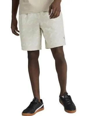 PUMA Resort Essentials Above-the-knee Woven Shorts Beige