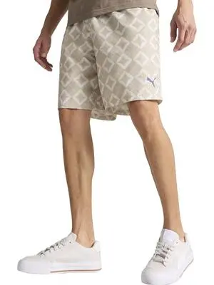 PUMA Resort Essentials Above-the-knee Woven Shorts Desert Dust