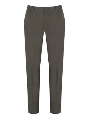 Emporio Armani Stretch Nylon Trousers - Brown