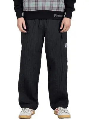 PLEASURES Rescue Pleated Cargo Pants - Black
