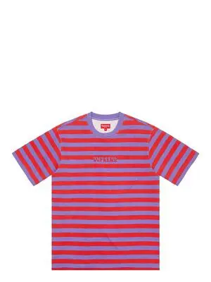 Supreme Reverse Stripe Short-sleeve Top 'red' Red