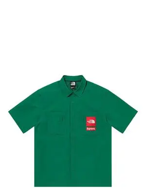 Supreme X The North Face Trekking Short-sleeve Shirt 'dark - Green