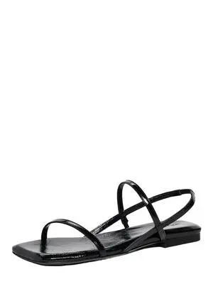 ANINE BING Hilda Flat Sandals - Black