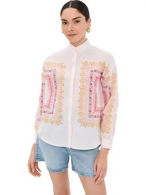 Alix Of Bohemia Kiki Tile Shirt - Blush