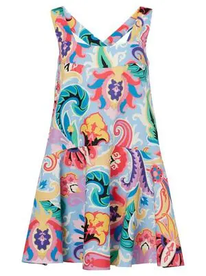 Etro Printed Cotton Minidress - Multicoloured