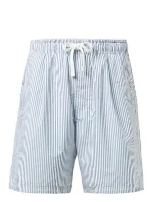 Stone Island Marina Striped Bermuda Shorts - Blue