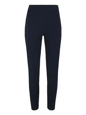 Whistles Tapered-leg Stretch-cotton Trousers - Navy
