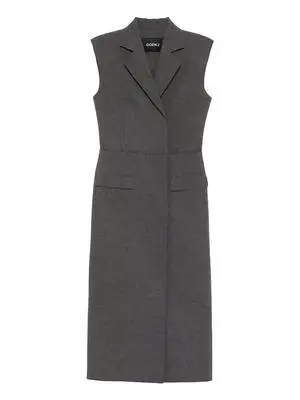 Goen.j Layered Panel Blazer Dress - Grey