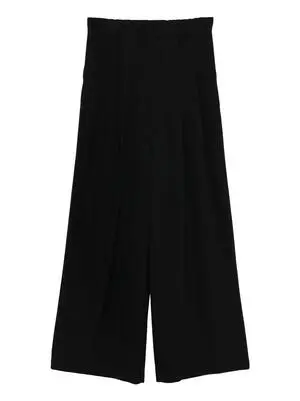 Goen.j Tuck Palazzo Pants - Black