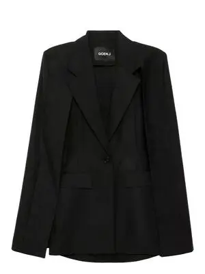 Goen.j Notched-lapel Blazer - Black