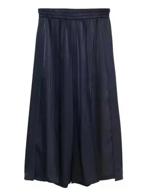 Goen.j Slit Palazzo Pants - Blue