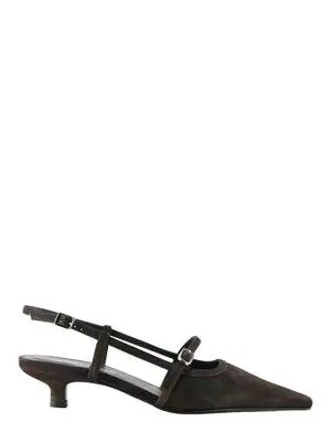 NOTABENE Elenne Slingback Kitten Heels - Brown