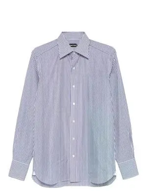 TOM FORD Striped Shirt - Blue