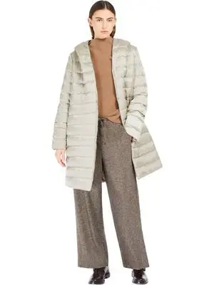 Max Mara Reversible Hooded Down Jacket - Light