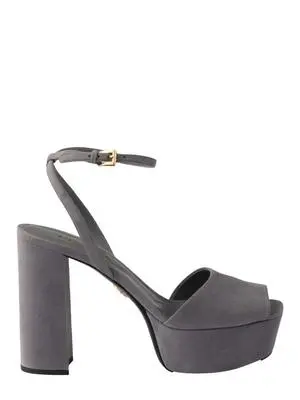 Prada Platform Sandals - Grey