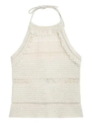 MARANT ETOILE Araliane Macramé Knit Sweater