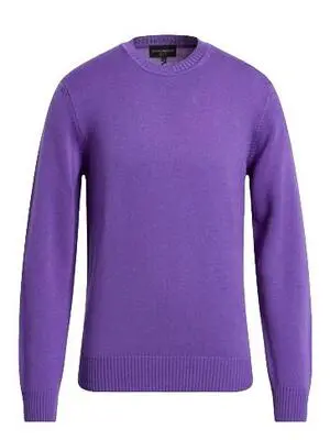 Emporio Armani Virgin Wool Sweater - Purple