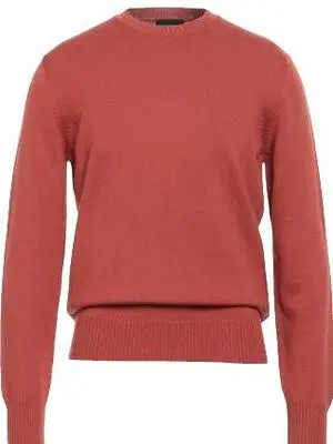 Emporio Armani Virgin Wool Sweater - Rust