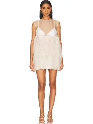 Khaite Blair Mini Dress - Natural