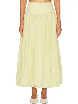 NICHOLAS Zaira Midi Bubble Skirt - Pistachio