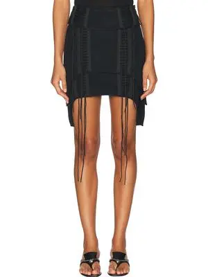 Helmut Lang Aviator Skirt - Black