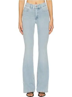 Good American Petite Flare Jeans - Blue