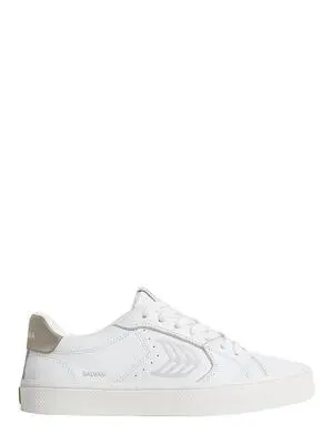 Cariuma Salvas Premium Leather Sneakers - White/metallic Gold & Ice