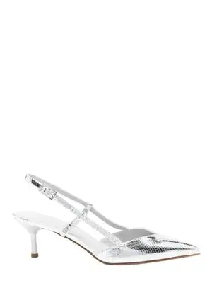 SERGIO LEVANTESI 60mm Chantal Pumps - Silver