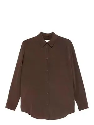 Matteau Silk Shirt - Brown