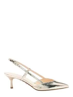 SERGIO LEVANTESI 60mm Chantal Pumps - Gold