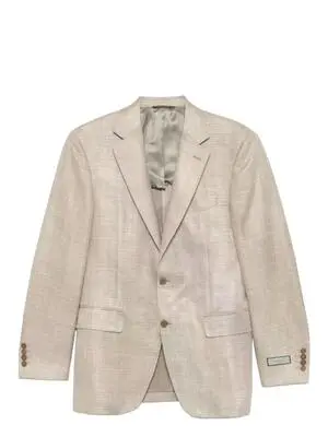 Canali Single-breasted Blazer - Neutrals