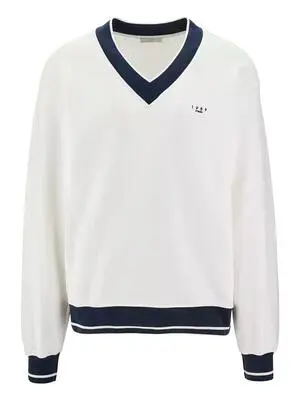 1989 STUDIO Logo-embroidered Jumper - White