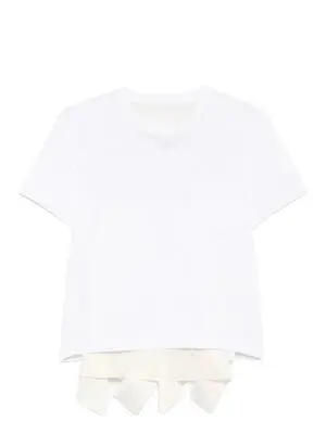 Sacai Layered T-shirt - White