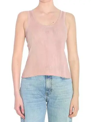 Loewe Anagram Ribbed Tank Top - Pink