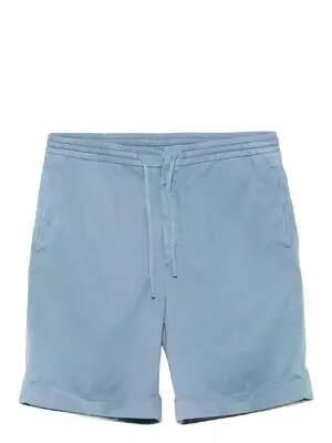 Canali Drawstring Waistband Shorts - Blue