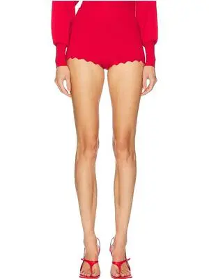 HELSA Elvira Knit Shorts - Red