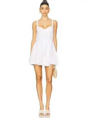 Charo Ruiz Ibiza Birdie Short Dress - Ivory Nel?m
