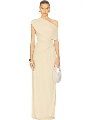 HELSA The Apolla Jersey Dress - Dune
