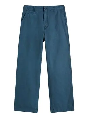 Auralee Product Dyed Finx Gabardine Pants - Dyed Navy